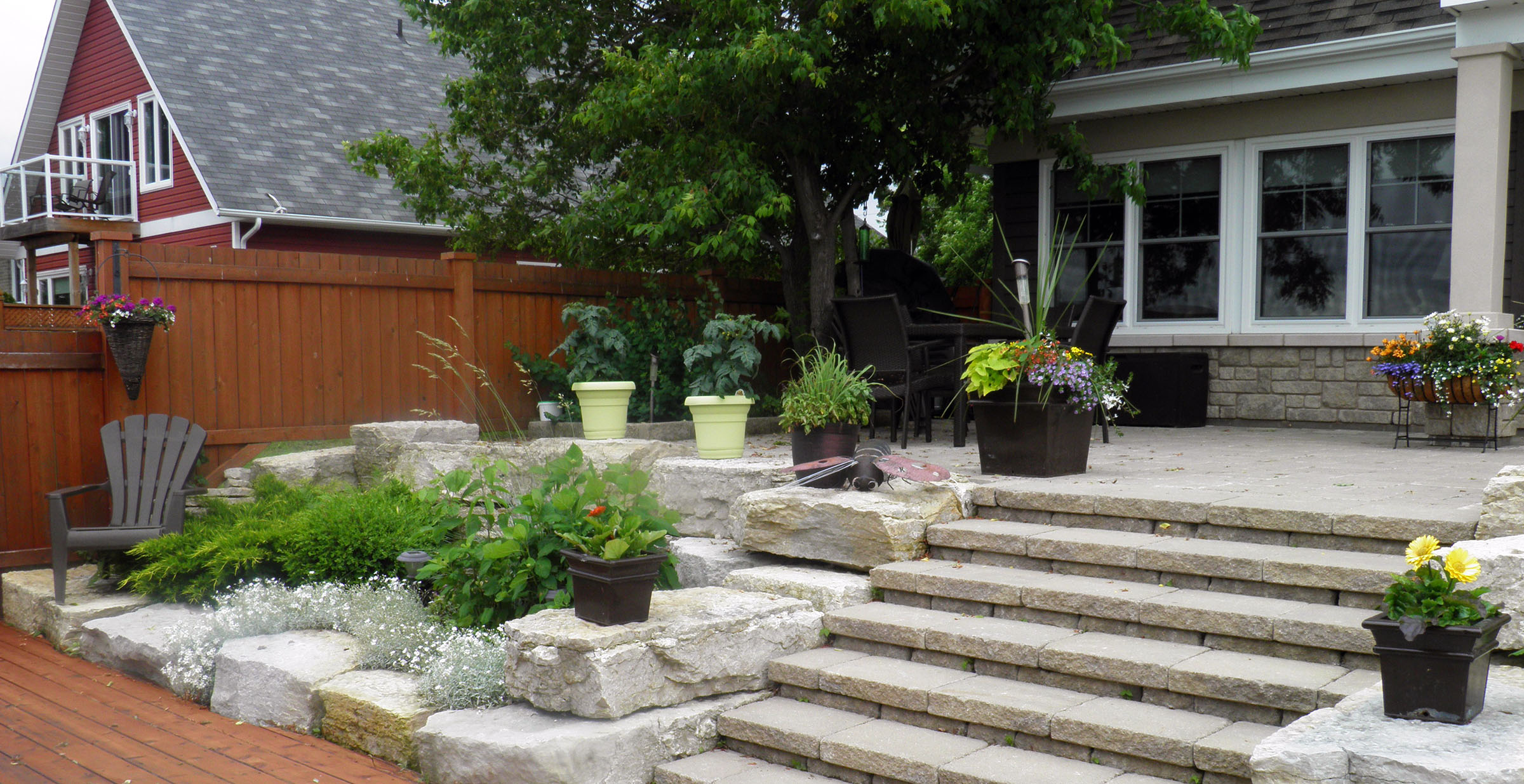 Natural Stone Patios, Walkways, Retaining Walls, and Steps – Rock ...